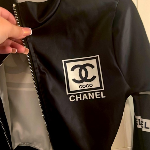 CHANEL | Pants & Jumpsuits | Chanel Track Suit Perfect Condition Just ...